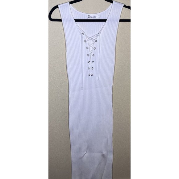 New York & Company | Dresses | Long White Maxi Dress Stretch Bodycon ...